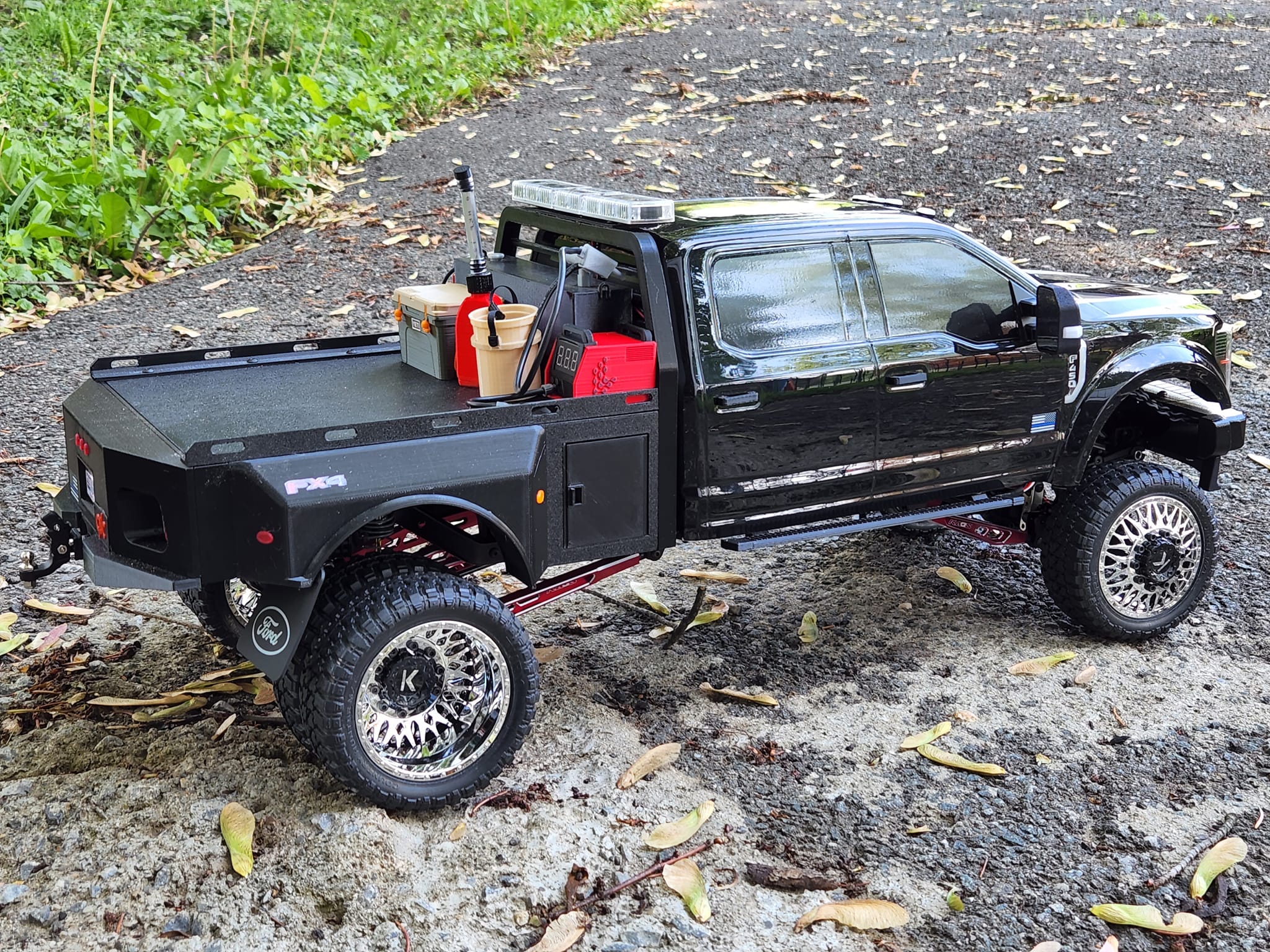 custom f450 flatbed